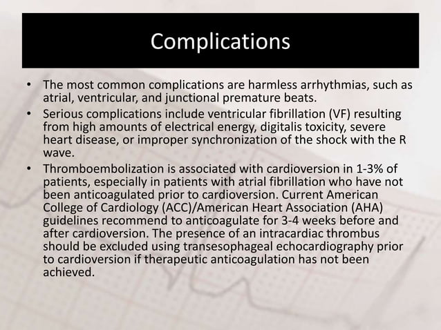 Defibrillation & Cardioversion | PPTX