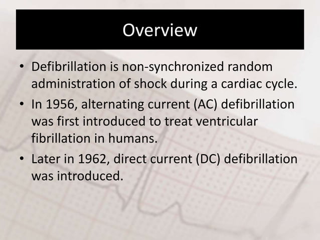 Defibrillation & Cardioversion | PPTX
