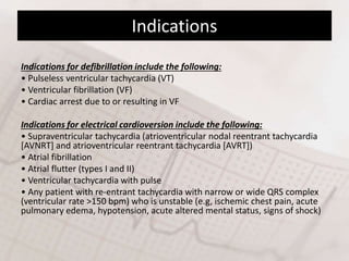 Defibrillation & Cardioversion | PPTX