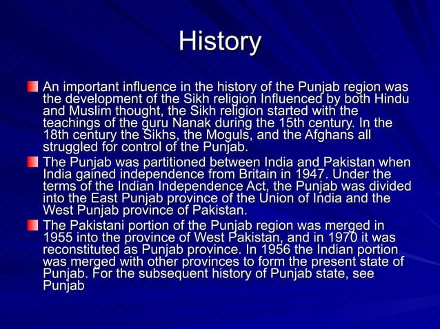 Punjab | PPT | Sikhism | Religion & Spirituality