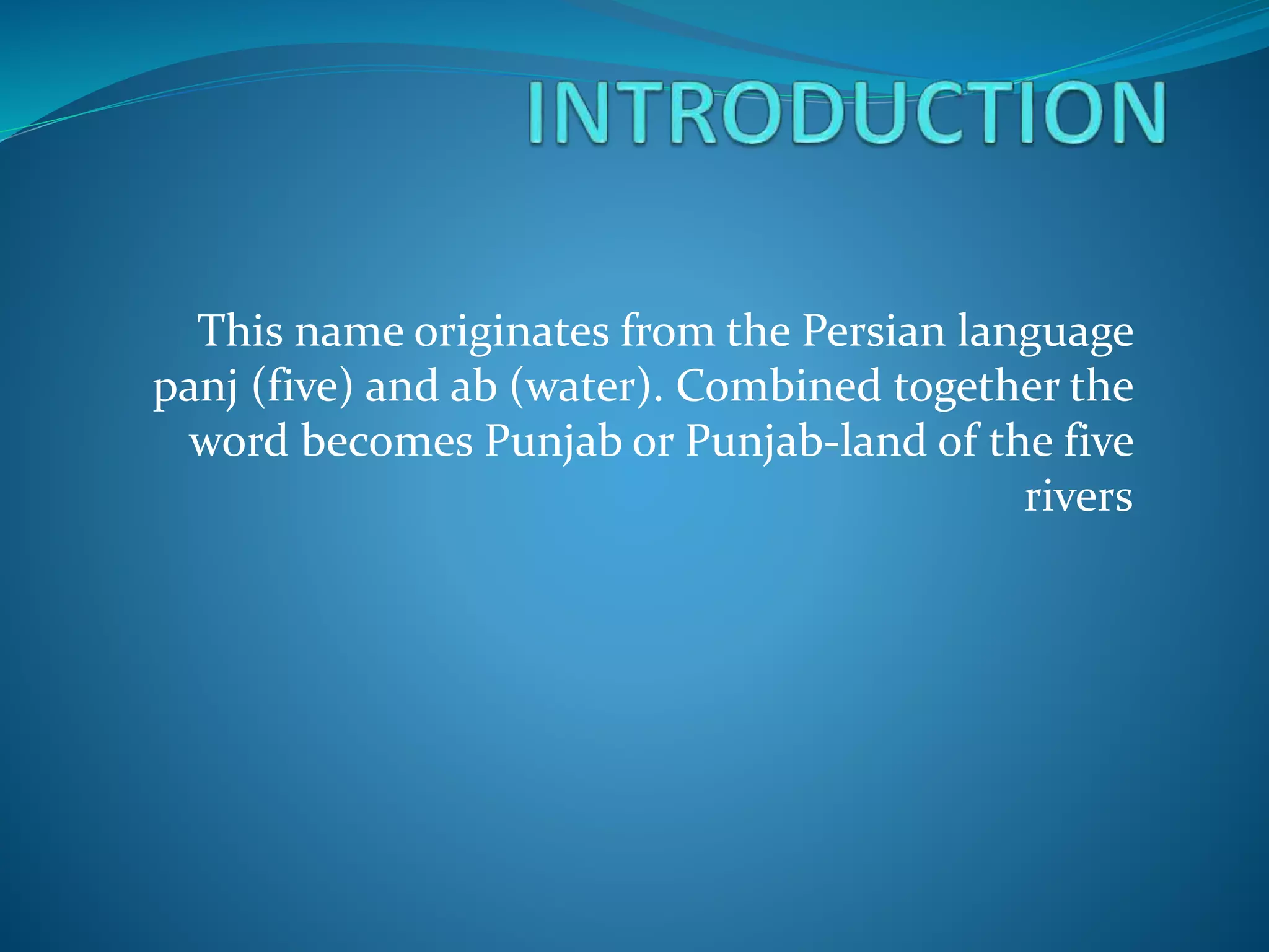 Punjab Culture | PPTX