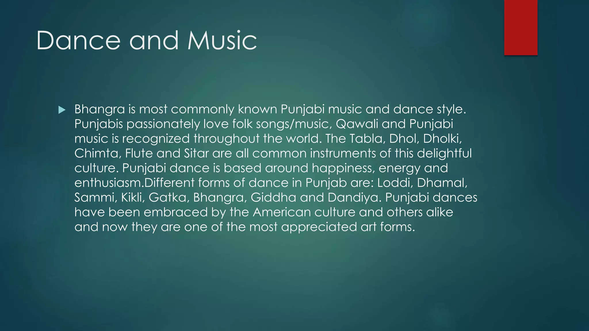 Punjabi culture | PPTX