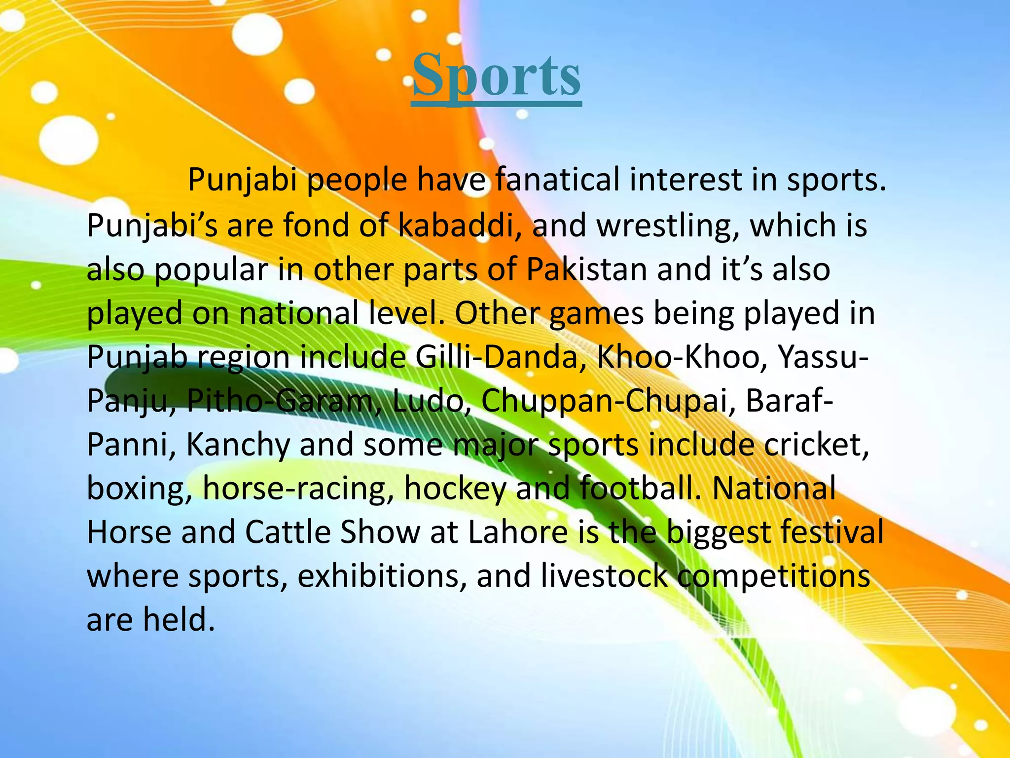 Punjabi culture | PPTX