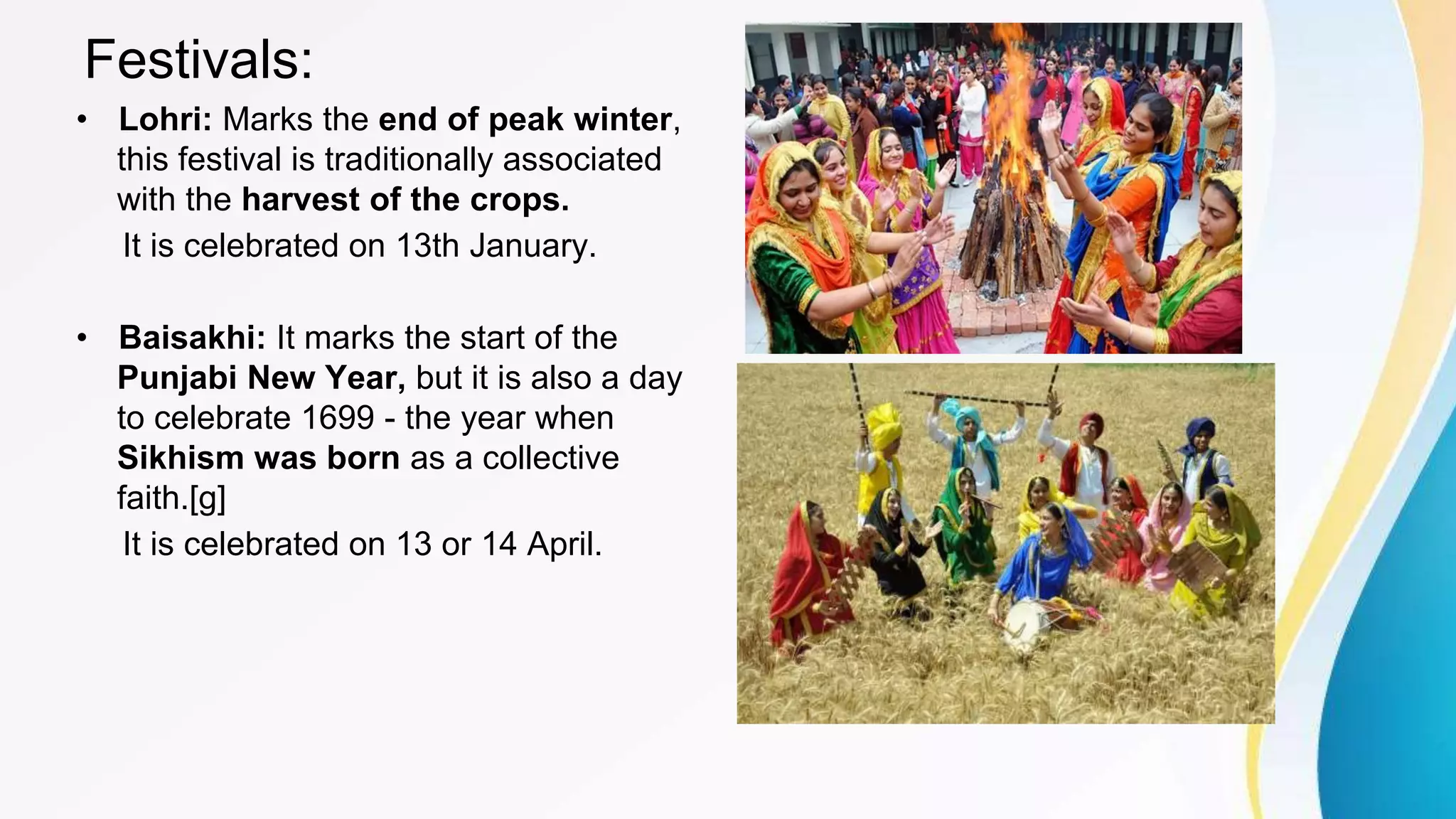 The Punjabi Culture | PPTX