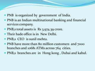 Punjab national bank ppt | PPTX