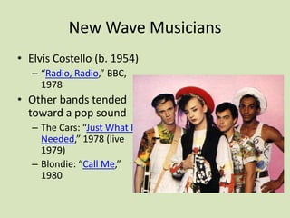 Punk and New Wave | PPTX