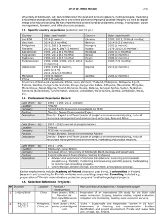Punkari mikko cv - ferc - eu-wb mar-2017 | PDF