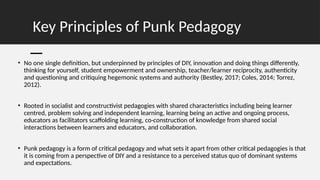 Punk pedagogy and information literacy, Maria King | PPT