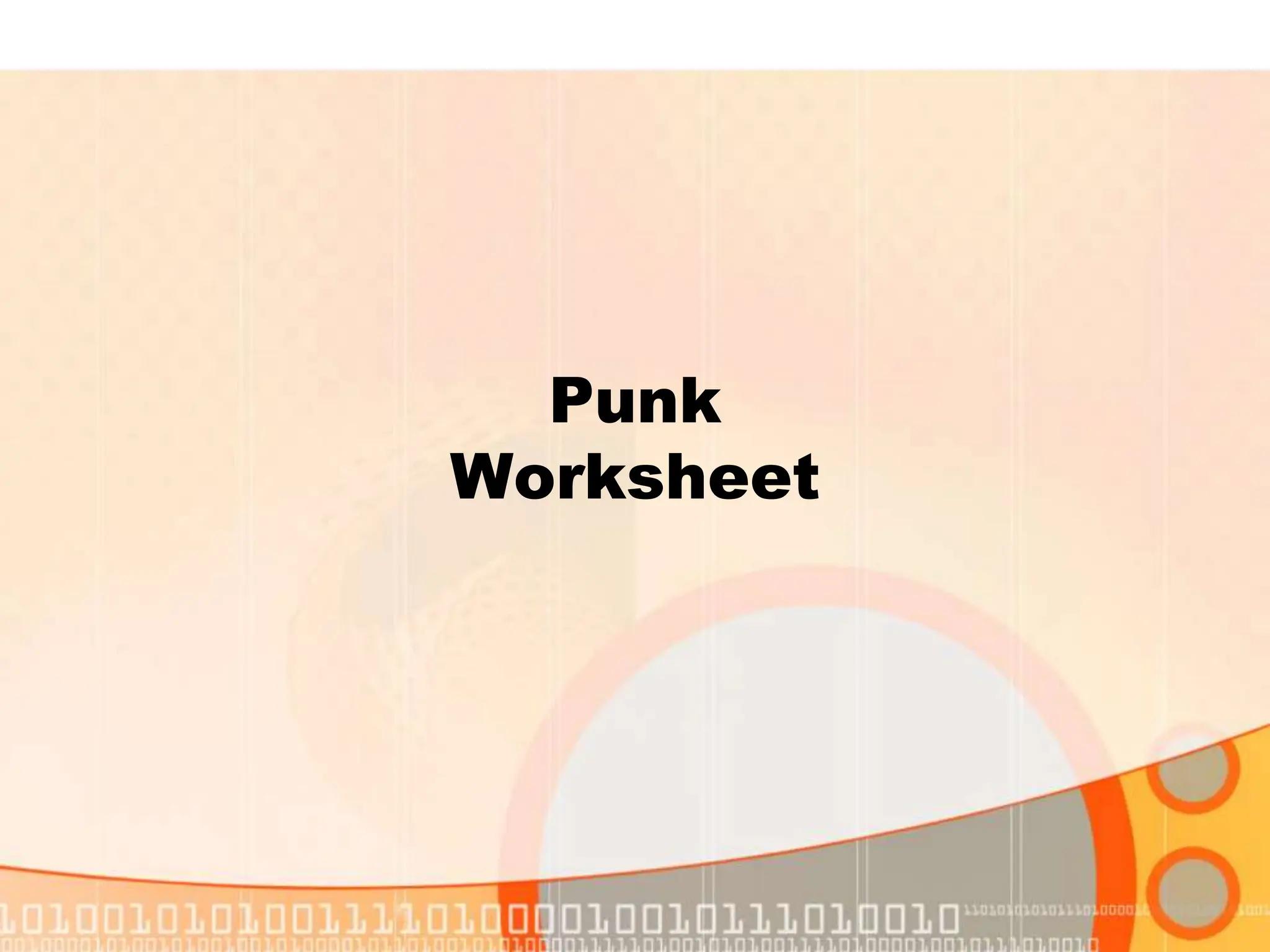 Punk Rock and New Wave Music Slides for Music Appreciation | PPTX