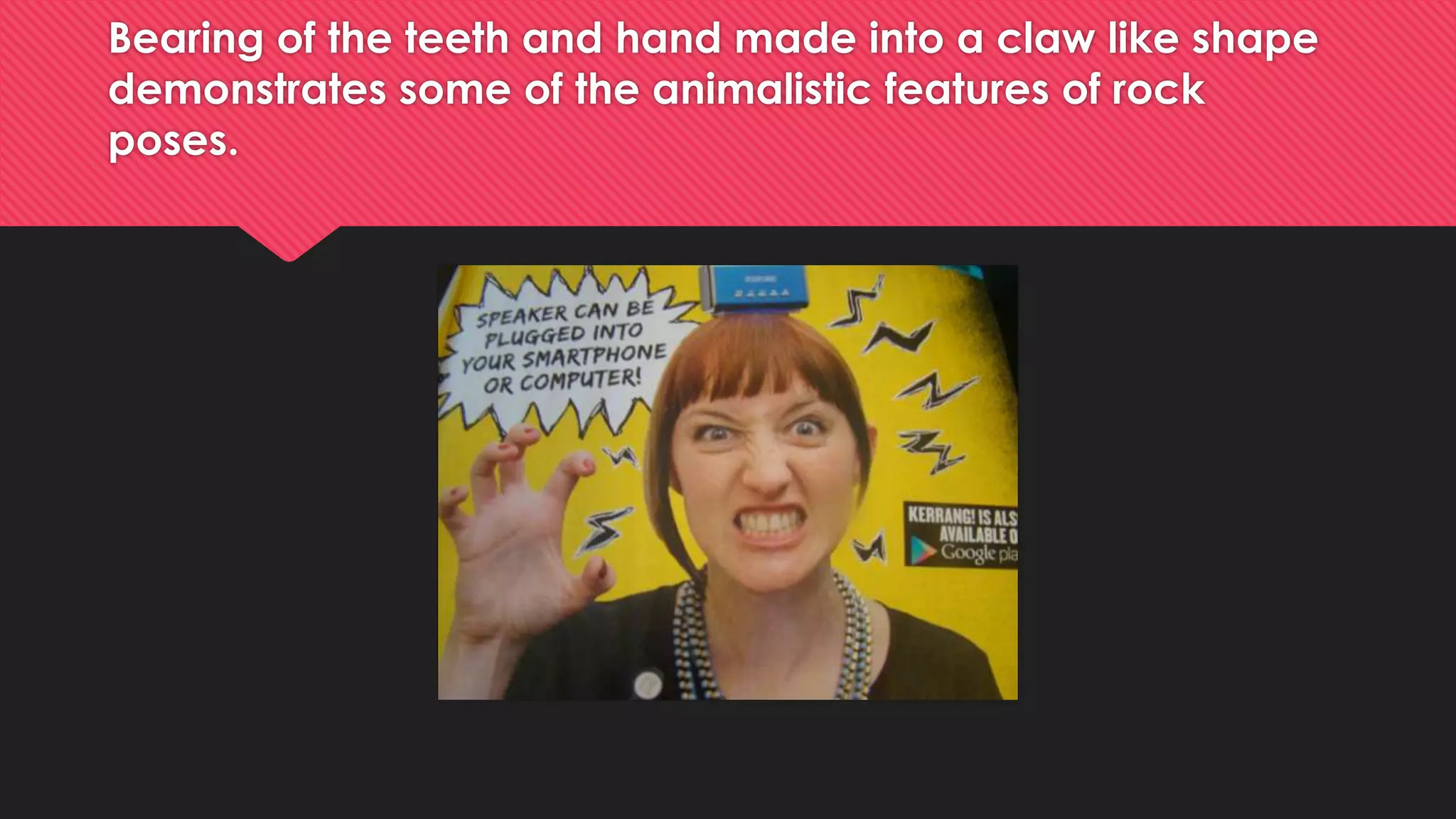 Punk rock photos – body language and facial expressions part 2 | PPTX