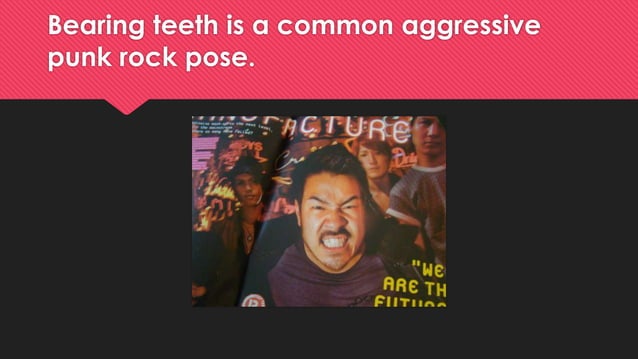 Punk rock photos – body language and facial expressions part 2 | PPT