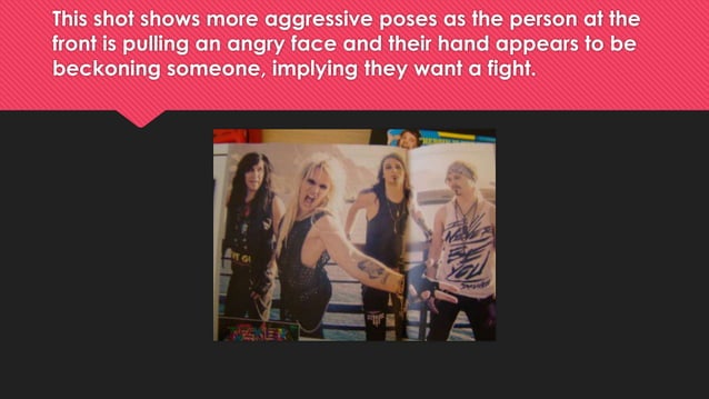 Punk rock photos – body language and facial expressions part 2 | PPT