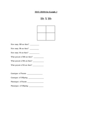 Punnett Square Lesson Plan | DOC