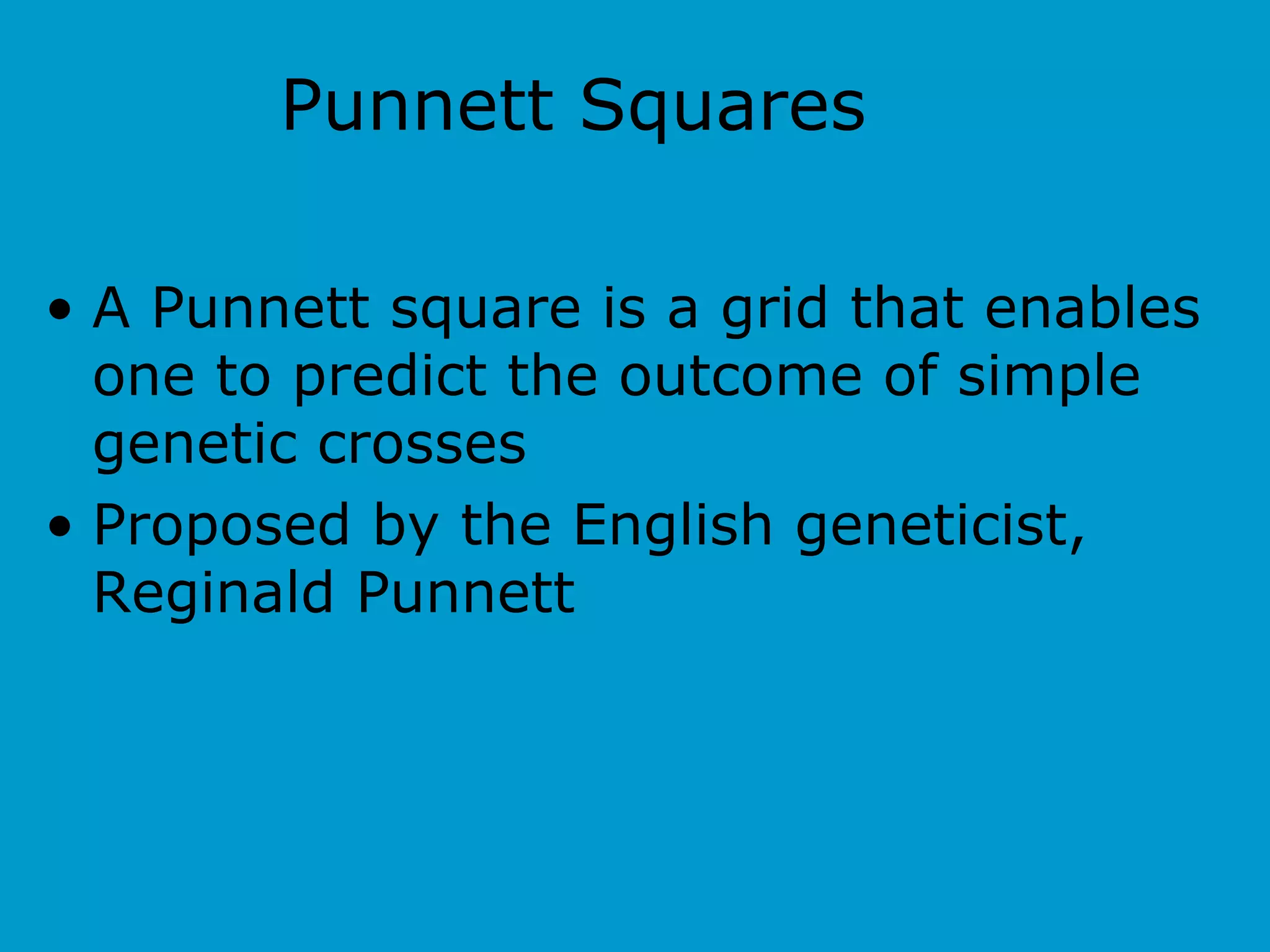 Punnett squares | PPT