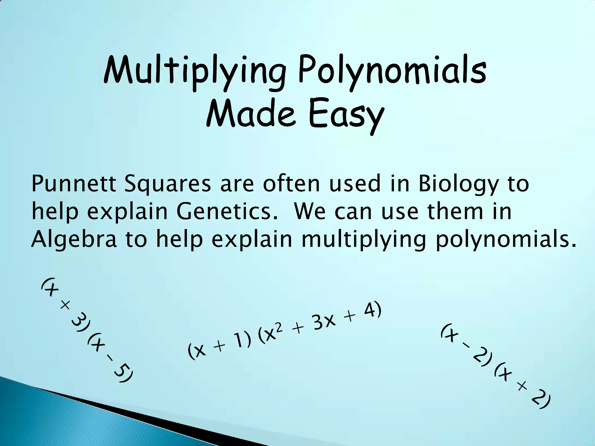 Punnett squares presentation teachership academy | PPTX
