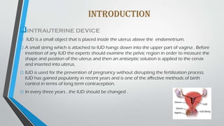 Intrauterine drug delivery system seventh sem | PDF