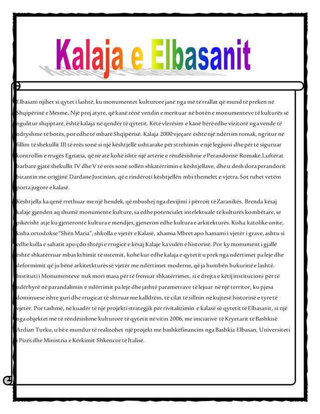 Kalate dhe historiku i tye | PDF