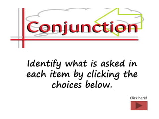 CONJUNCTIONS (THE GAME) | PPSX