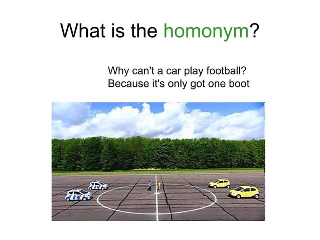 Puns - Homophones and Homonyms | PPT