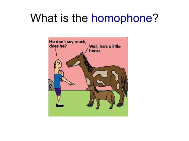 Puns - Homophones and Homonyms | PPT