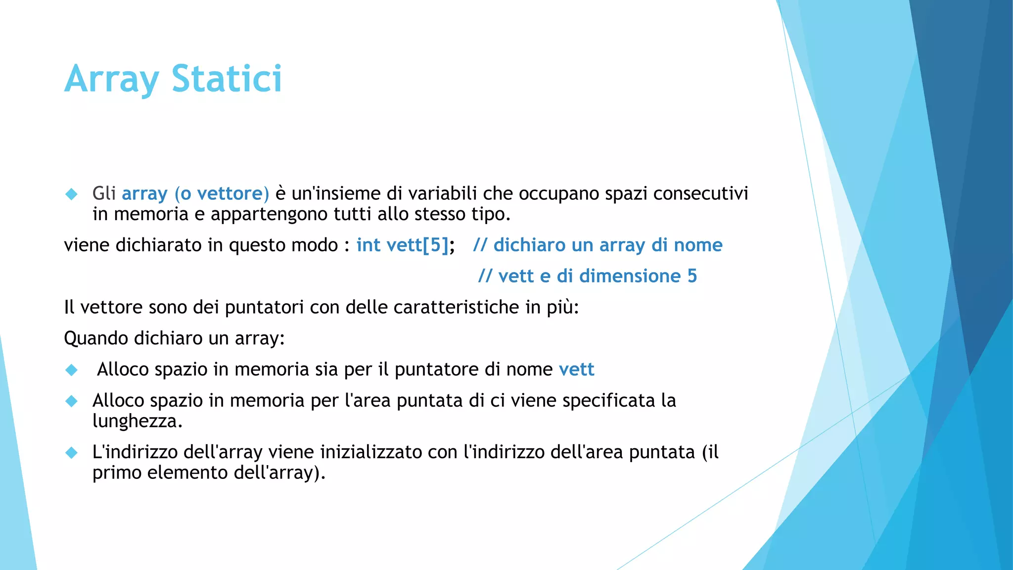 Puntatori in C++ | PPTX