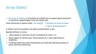 Puntatori in C++ | PPTX