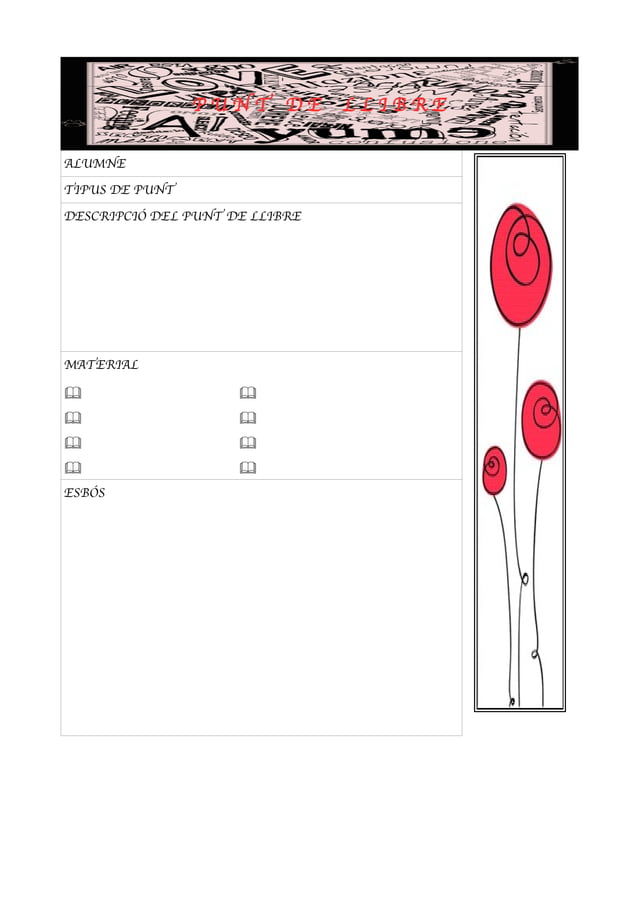 Punt de llibre | PDF