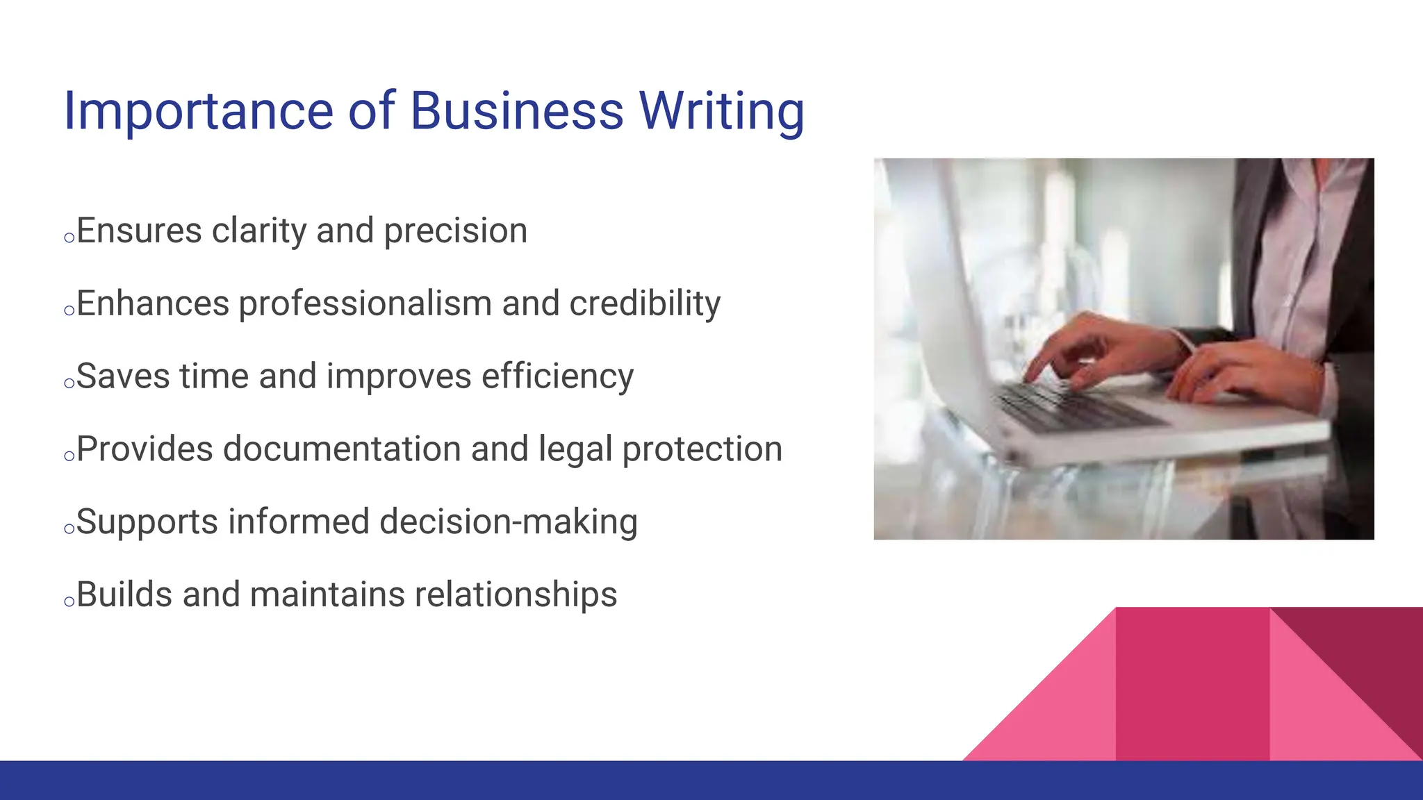 Introduction of Business Writing Overview.pptx | Freelance Writing ...