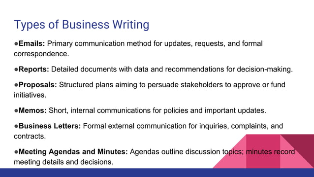 Introduction of Business Writing Overview.pptx