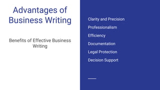 Introduction of Business Writing Overview.pptx | Freelance Writing ...