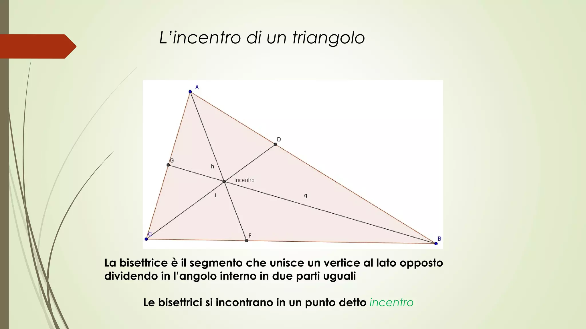 Punti notevoli di un triangolo | PPT