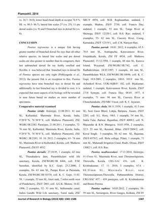 Puntius nigronotus, new species | PDF