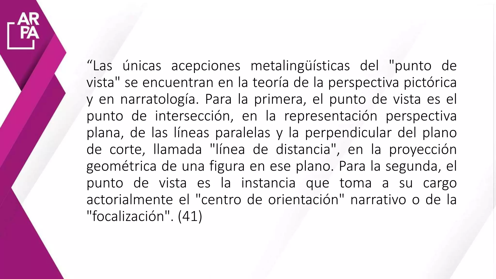 Punto de vista | PPTX