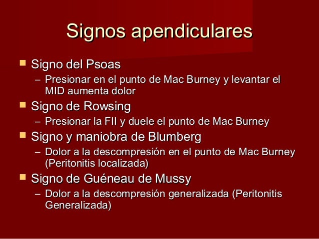 Puntos dolorosos abdominales