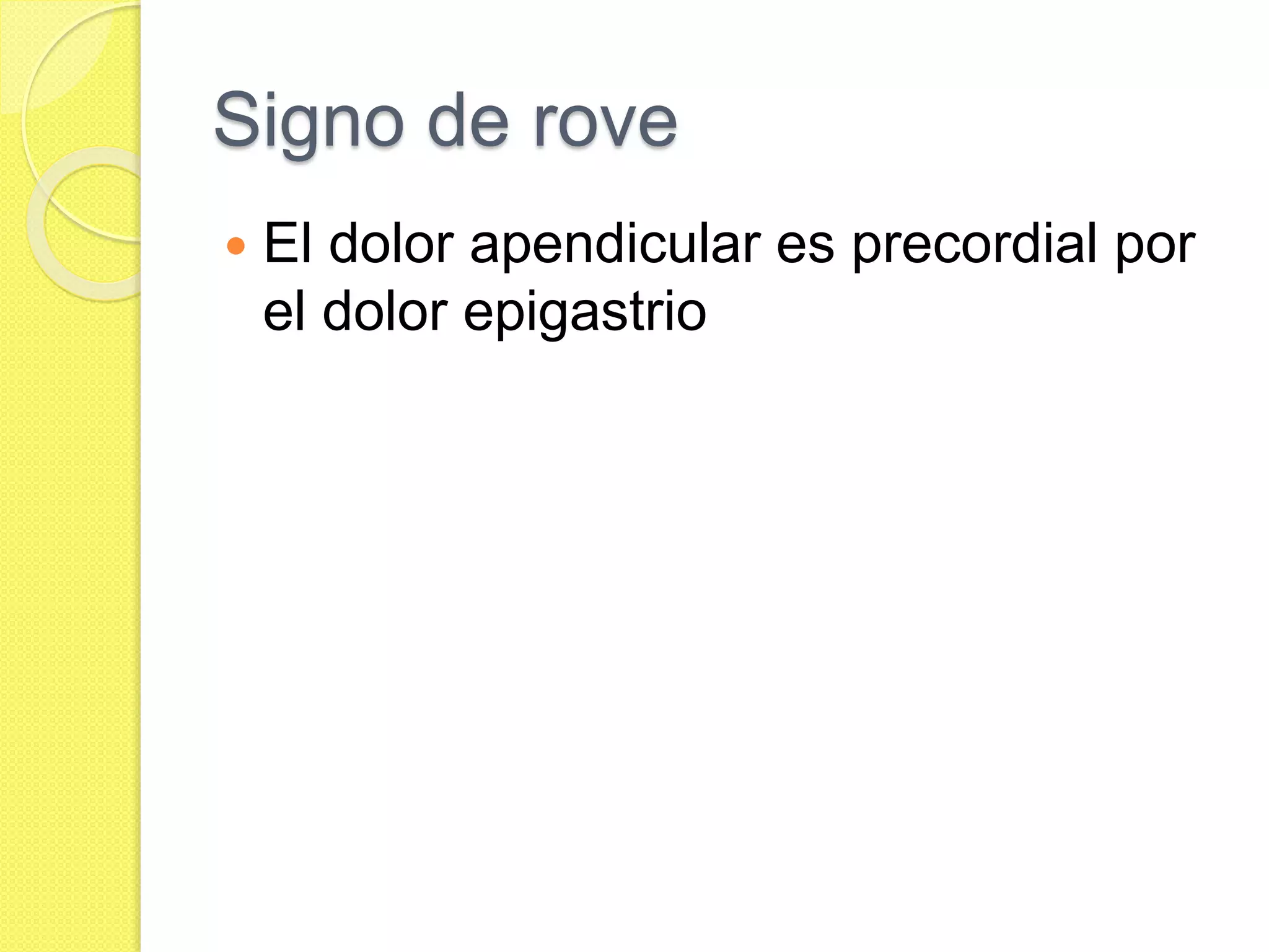 Puntos dolorosos apendicitis | PPTX