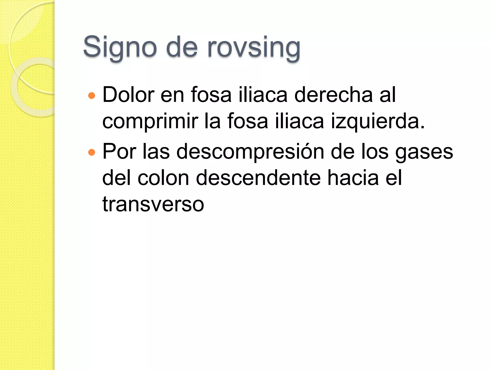 Puntos dolorosos apendicitis | PPTX