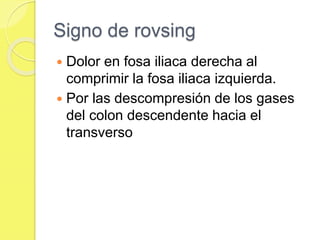 Puntos dolorosos apendicitis | PPTX