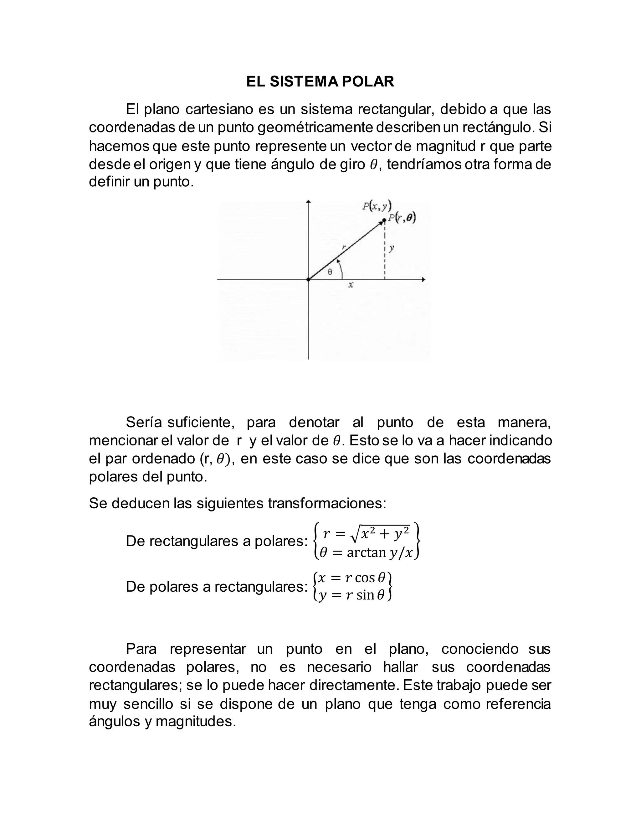 Coordenadas Polares | PDF