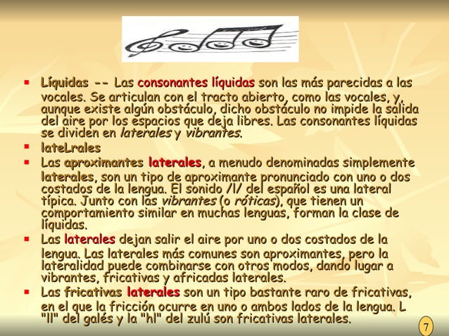 Punto y modo de articulacion. | PPT