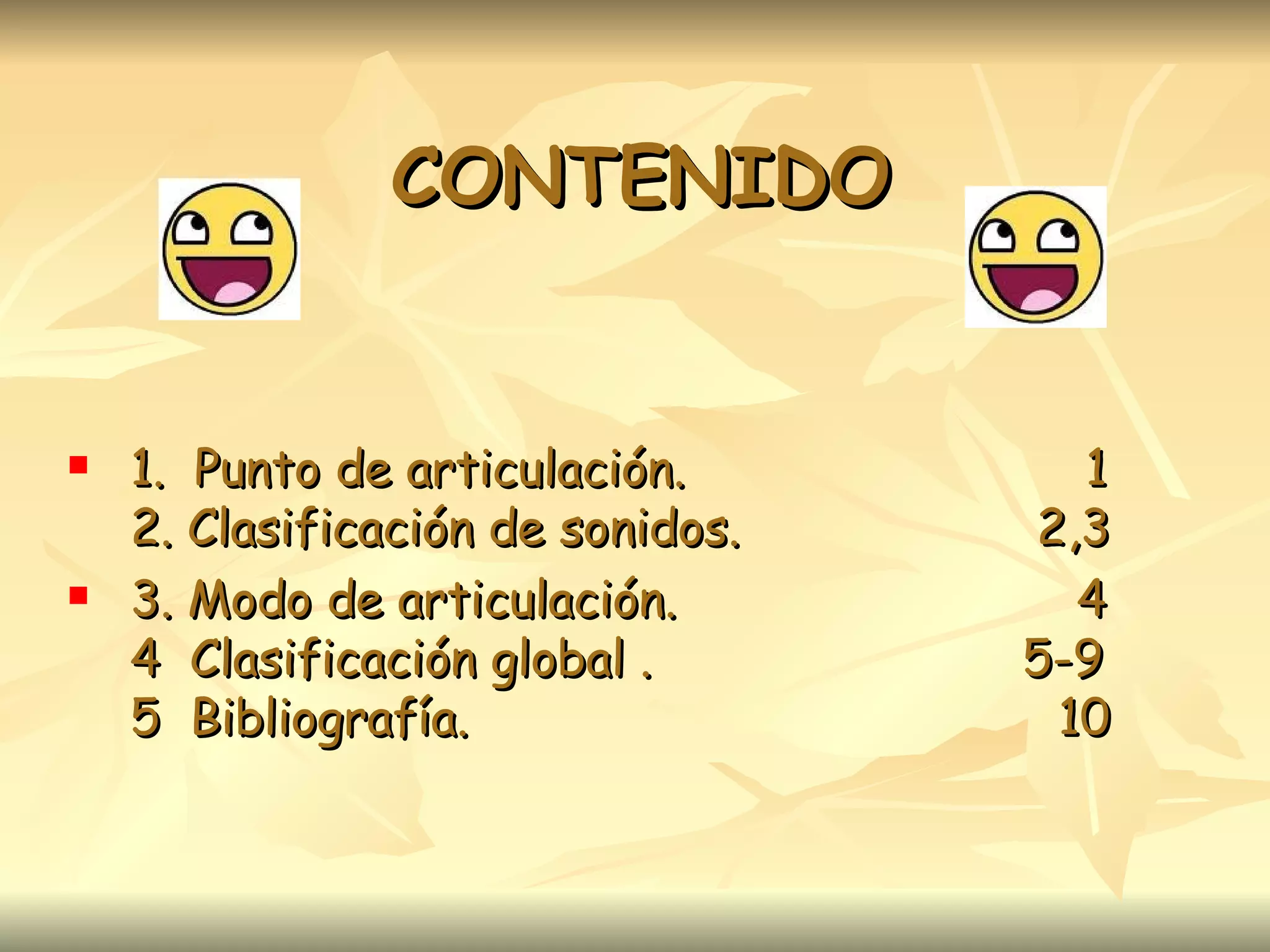 Punto y modo de articulacion | PPT