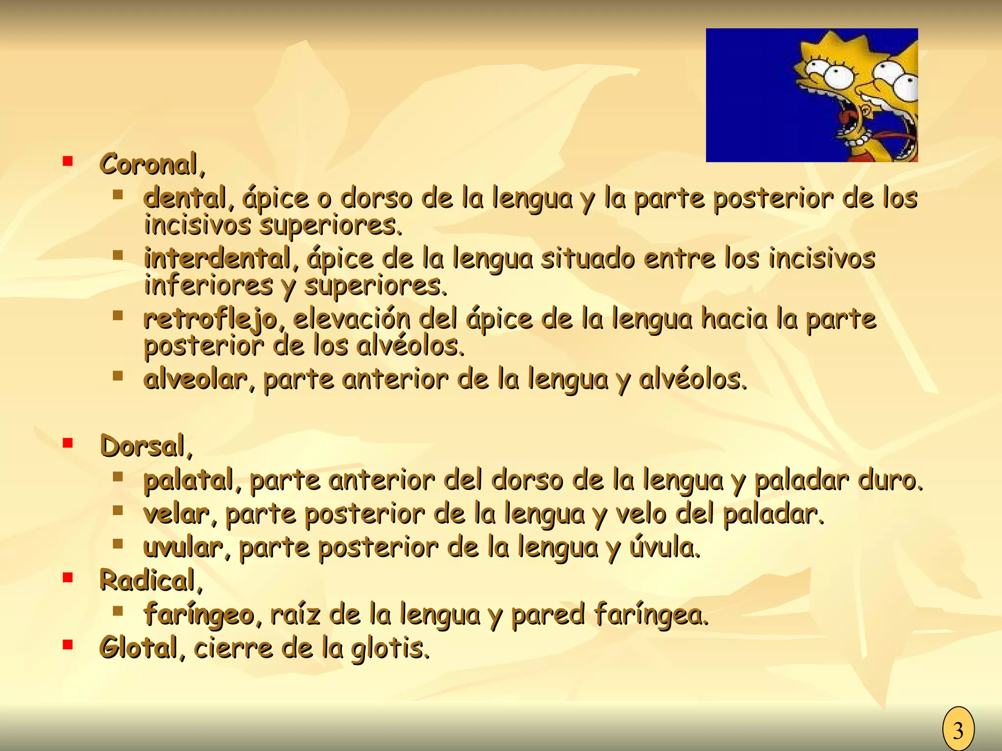 Punto y modo de articulacion | PPT