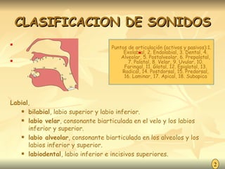 Punto y modo de articulacion | PPT