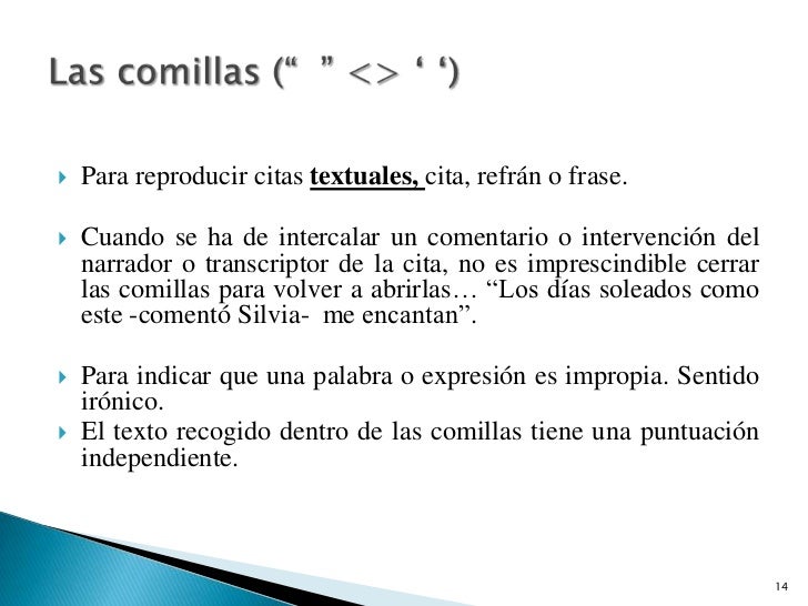 Uso Comillas Para Reproducir Citas Textuales - Descargar Pdf
