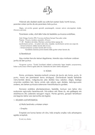 Puntuazioa | PDF
