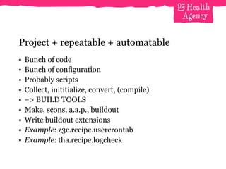 Practical project automation | PPT