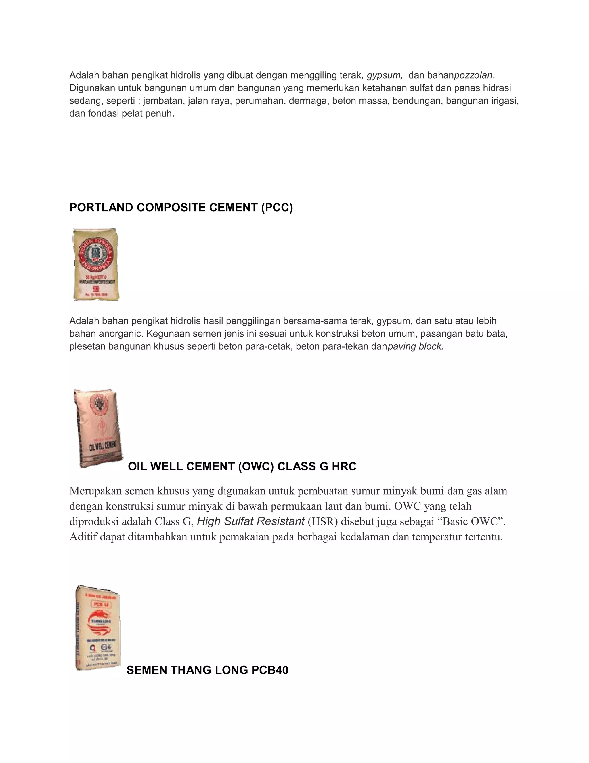 JENIS BAHAN PEREKAT PADA BANGUNAN | DOC