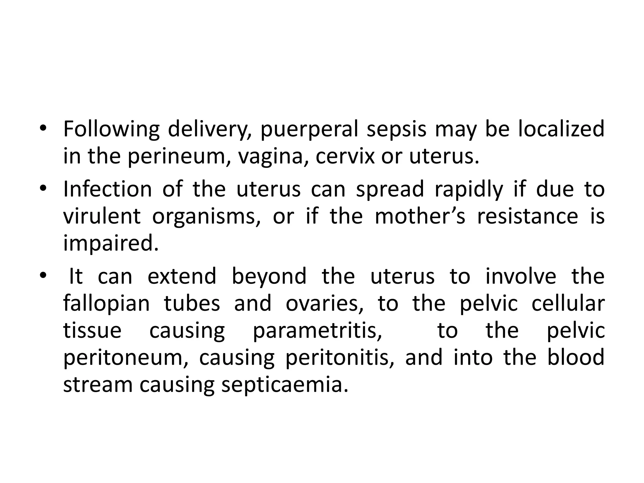 Puperial sepsis | PPTX