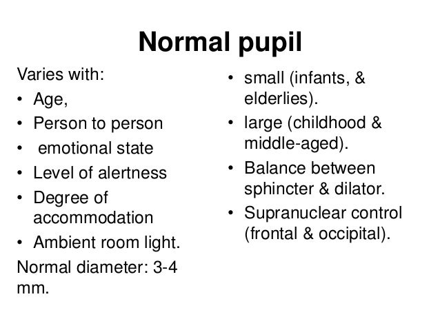 Pupil Assessment Scale