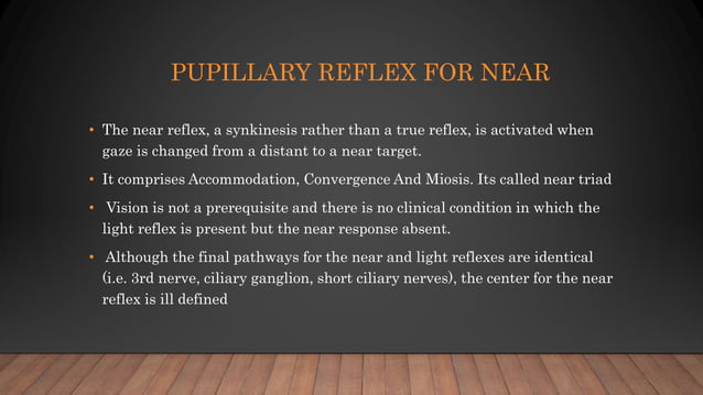PUPILARY REFLEX PATHWAYS.pptx | Eye and Vision Conditions | Diseases ...