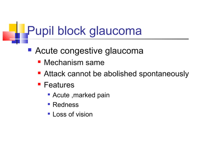 Pupil block glaucoma | PPT | Eye and Vision Conditions | Diseases and ...